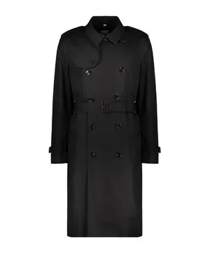 Burberry Double-breasted Trench Coat - Black