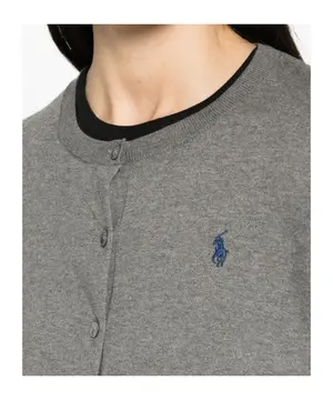 Polo Ralph Lauren Embroidered Button-front Cardigan