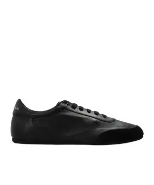 Dolce & Gabbana Panelled Leather Sneakers - Black