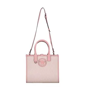 Versace Small V Allover La Medusa Tote Bag