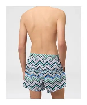 Missoni Zigzag-print Swim Shorts
