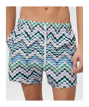 Missoni Zigzag-print Swim Shorts