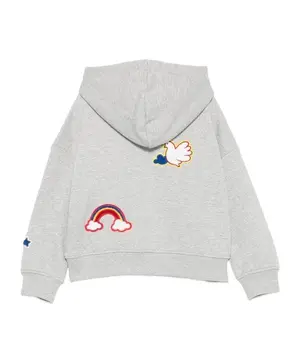 Stella McCartney Logo-patch Graphic-print Hoodie