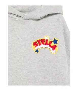 Stella McCartney Logo-patch Graphic-print Hoodie