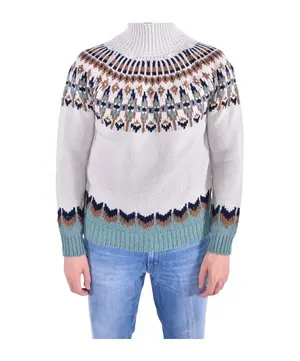 DONDUP Printed Sweater - Blue