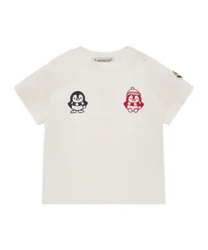 Moncler Stretch Cotton Jersey T-shirt - White
