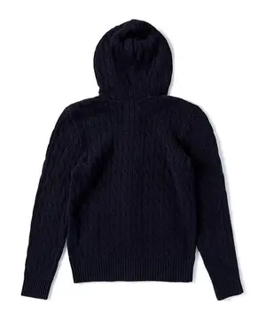 Polo Ralph Lauren Embroidered Hooded Knitted Cardigan
