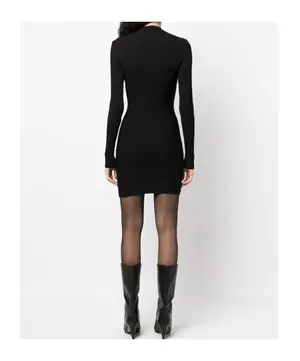 Philosophy Di Lorenzo Serafini Twist-detail Ribbed-knit Mini Dress