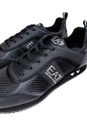 EA7 Logo Printed Low-top Sneakers