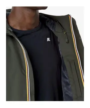 K-WAY Logo Hooded Casual Jacket
