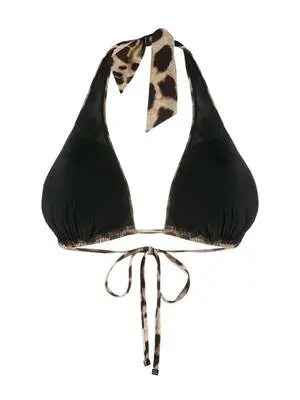 Dolce & Gabbana Leopard Print Bikini Top