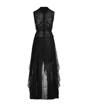 Alexander McQueen Asymmetrical Sleeveless Midi Dress