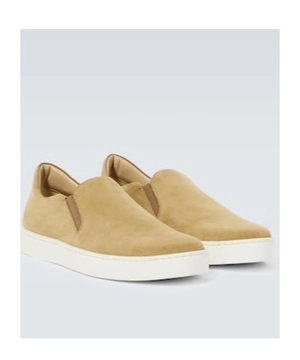 Manolo Blahnik Nadores Suede Sneakers