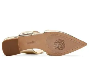 Vince Camuto Vanika Gathered Slip-on Mules - Gold