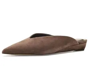 Vince Camuto Vinia Slip-on Flat Mules Shoes Egyptian - Taupe