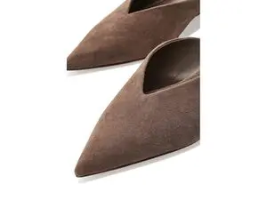 Vince Camuto Vinia Slip-on Flat Mules - Taupe