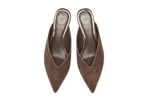 Vince Camuto Vinia Slip-on Flat Mules - Taupe