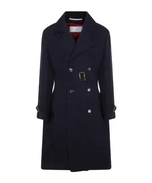 Brunello Cucinelli Double-breasted Belted Coat