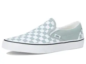 VANS Classic Slip-on Checkerboard Sneakers - Green