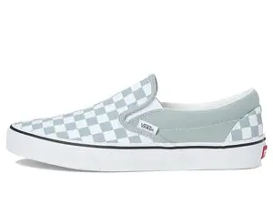 VANS Classic Slip-on Checkerboard Sneakers - Green