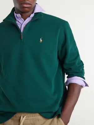 Polo Ralph Lauren Cotton Half-zip Sweater - Green