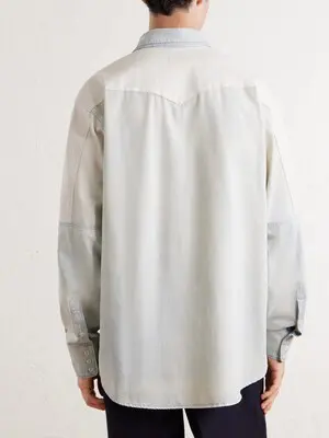 GHIAIA Washed Denim Shirt