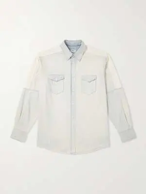 GHIAIA Washed Denim Shirt