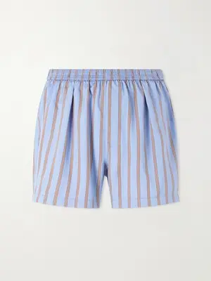 TOM FORD Striped Silk Boxer Shorts