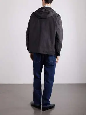 Burberry Newport Logo-appliquéd Checked Cotton Jacket
