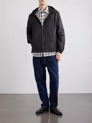 Burberry Checked Cotton Jacket
