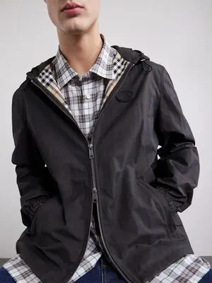 Burberry Checked Cotton Jacket