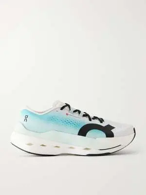 On Cloudboom Max Rubber-trimmed Mesh Sneakers - Blue