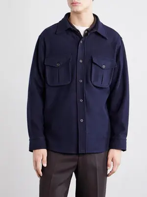 Caruso Brushed Wool Overshirt