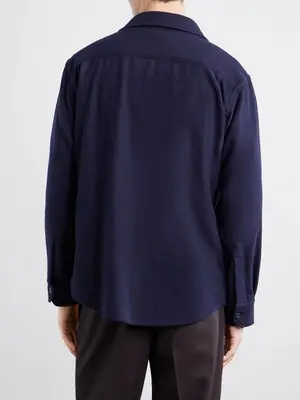 Caruso Brushed Wool Overshirt