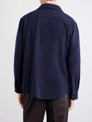 Caruso Brushed Wool Overshirt