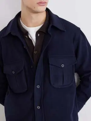 Caruso Brushed Wool Overshirt