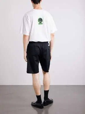 NEIGHBORHOOD Easy Straight-leg Logo-embroidered Shell Shorts