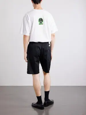 NEIGHBORHOOD Logo Embroidered Shell Shorts