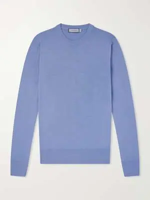 Canali Wool Sweater - Blue
