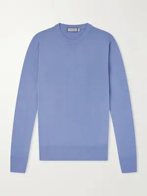 Canali Wool Pullover - Blue