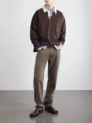FRAME Cotton-jersey Polo Shirt
