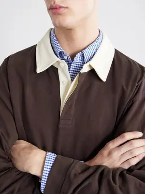 FRAME Cotton-jersey Polo Shirt