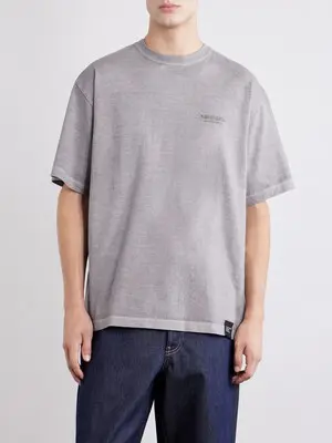 NEIGHBORHOOD Logo-embroidered Cotton-jersey T-shirt