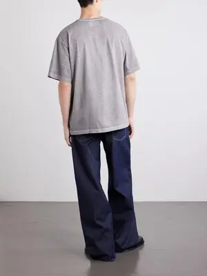 NEIGHBORHOOD Logo-embroidered Cotton-jersey T-shirt