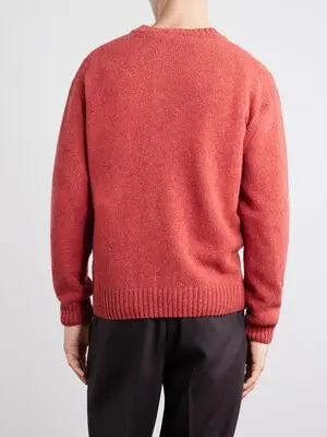 Caruso Crewneck Shetland Wool Sweater