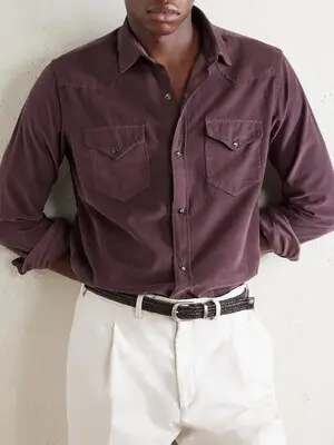Canali Cotton-corduroy Shirt