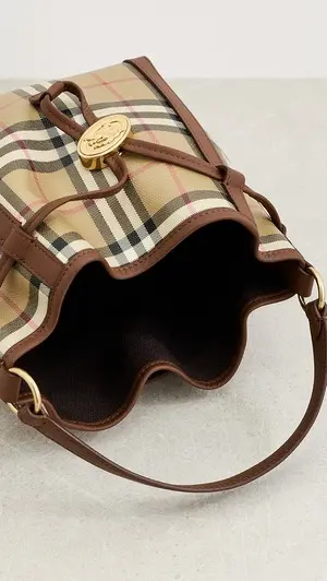 Burberry Mini Drawstring Bucket Bag
