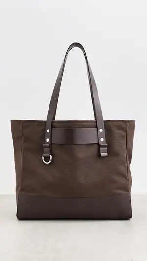 Marni Canvas Tote - Chestnut/brick