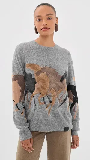 Stella McCartney Racing Horses Sweater
