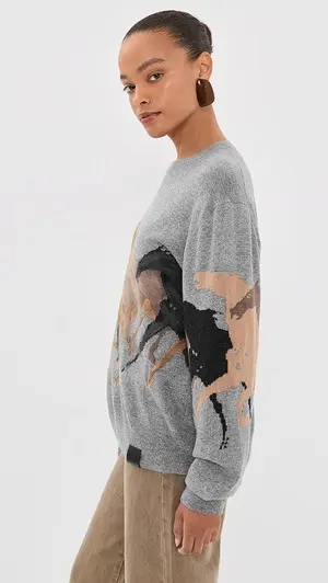 Stella McCartney Racing Horses Sweater